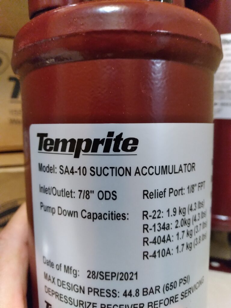 Temprite - Ammonia Refrigeration Oil Separators