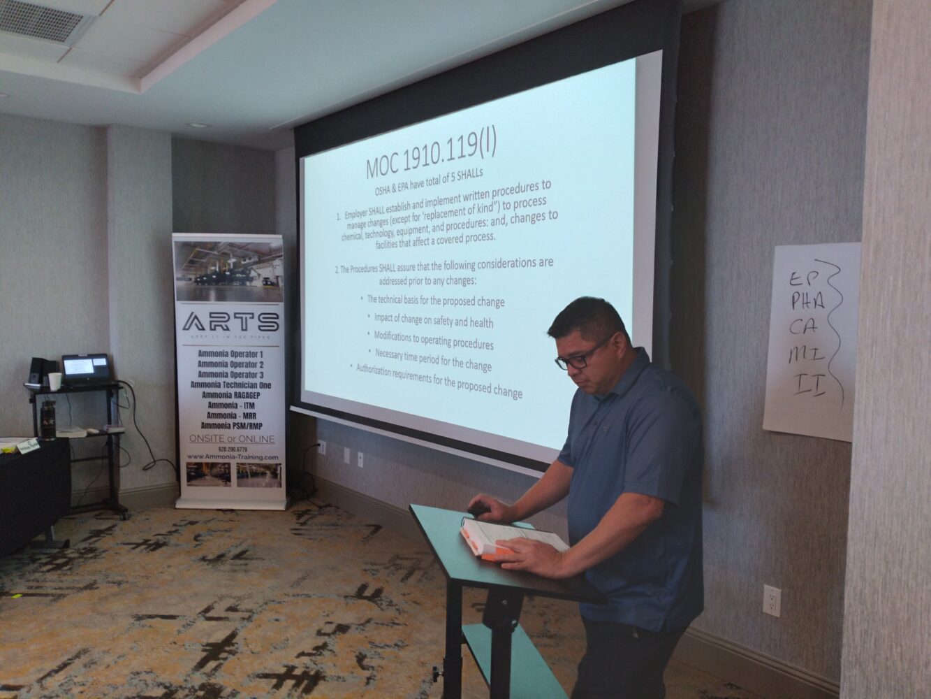 Ammonia PSM Training at Texas → Ammonia Refrigeration Training ...