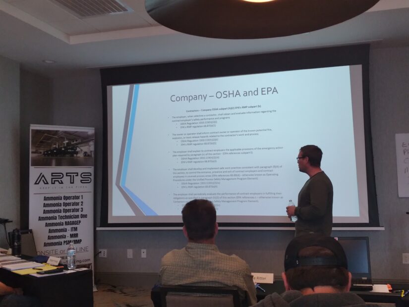 Ammonia PSM Training at Texas → Ammonia Refrigeration Training ...