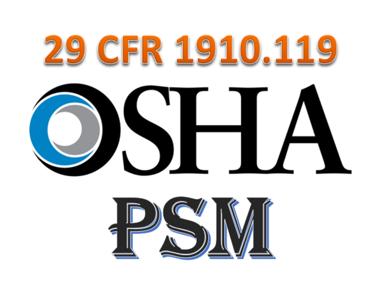 OSHA PSM Law Subject to Change
